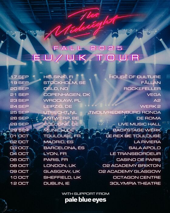 Fall 2025 EU/UK Tour - The Midnight Wiki
